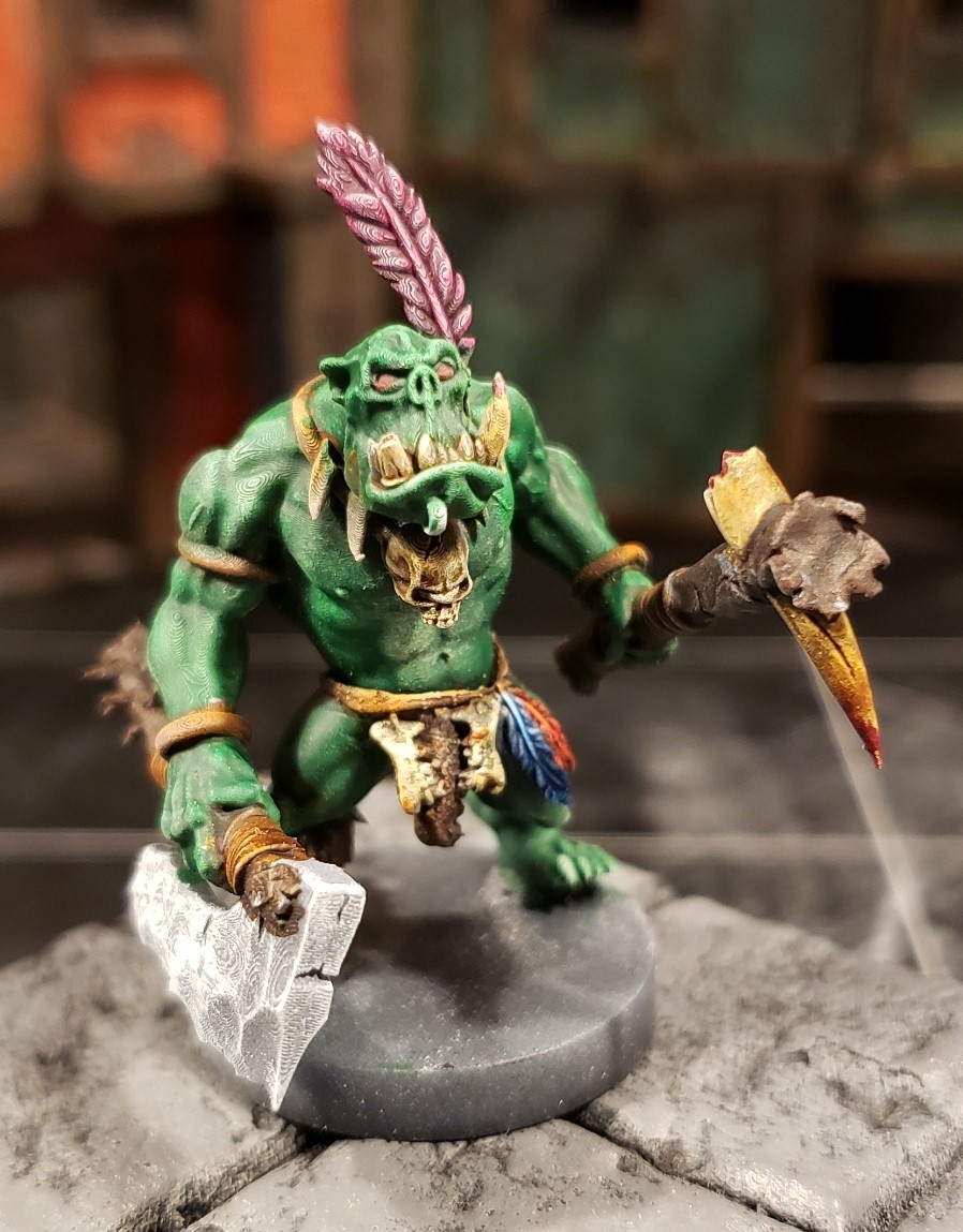 3D Printable Savage Orcs Battle-Ready regiment (16 Orcs) by Avatars of War