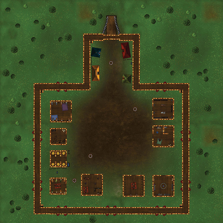 3D Printable Fortification Features - Modular Digital DnD Terrain ...