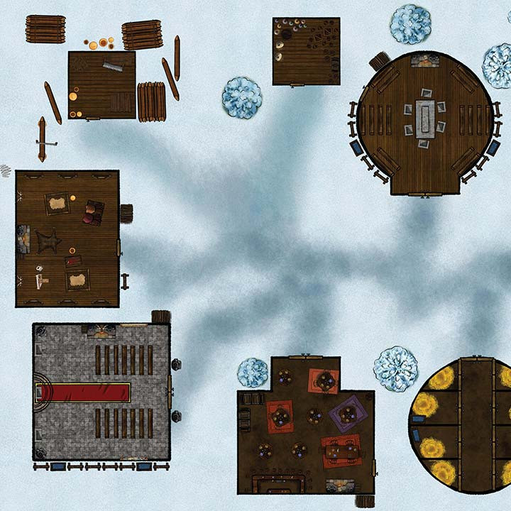 3D Printable Massive Maps 1 - Digital Fantasy DnD Terrain Battle Maps ...
