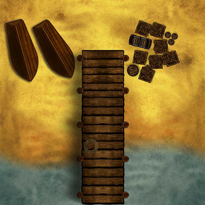 3D Printable Lakes, Ocean, And Sea Floor Tiles - Modular Digital DnD ...