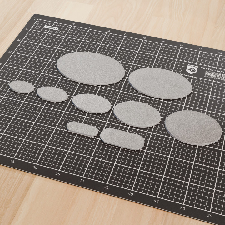 3D Printable Blank Bases Collection by Print Minis