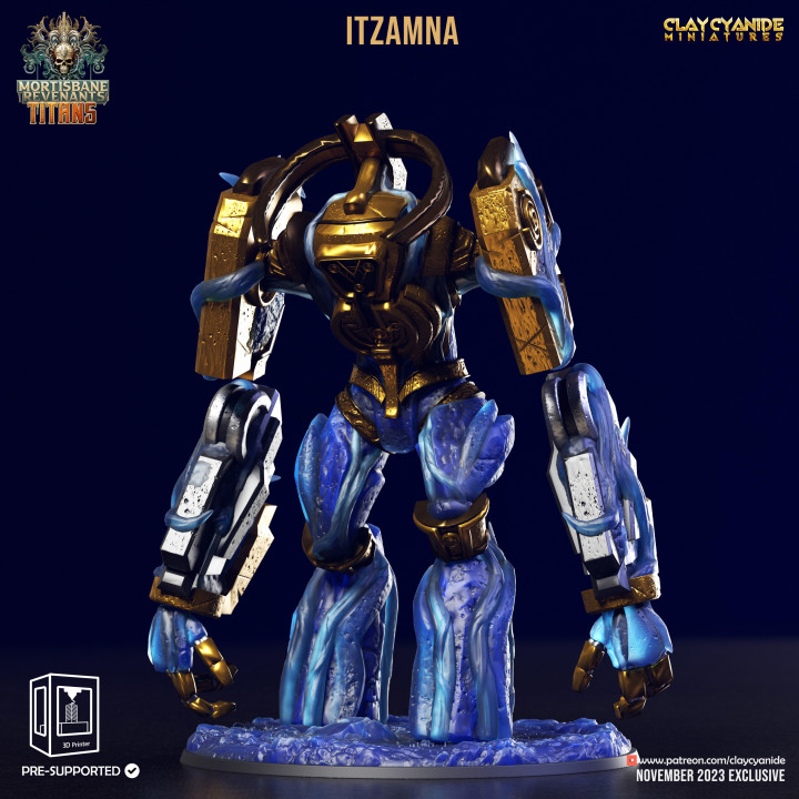 3D Printable Itzamna by Clay Cyanide Miniatures