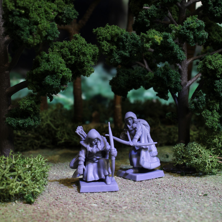 3D Printable Royal Guard Rangers by Landor Miniatures