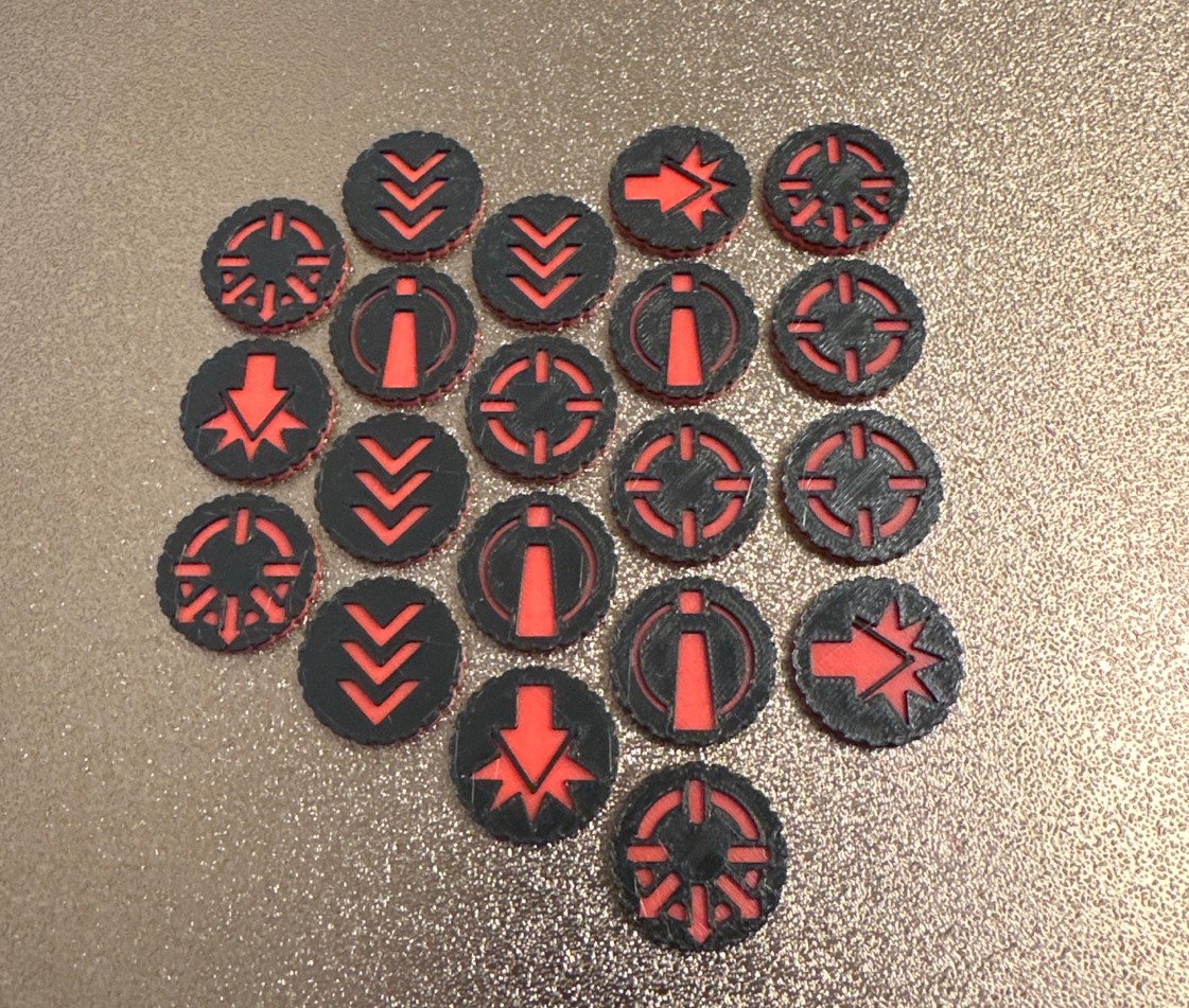 3D Printable Legions Imperialis Token Set by Vanguard Terrain