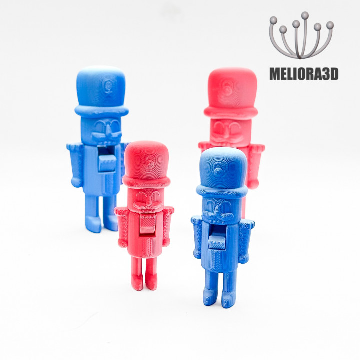 3D Printable M3D - Holiday Nutcracker by Meliora3D