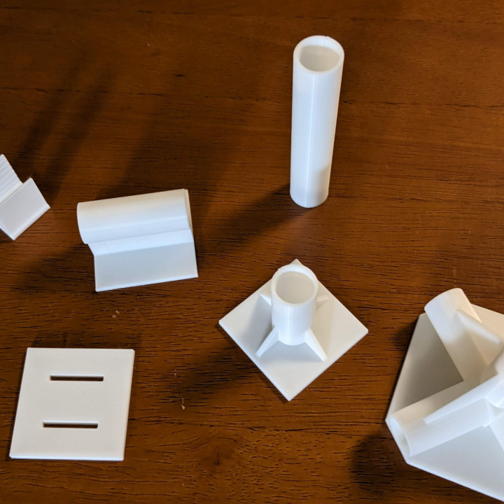 3D Printable 1/2 inch rod connectors by Curtis