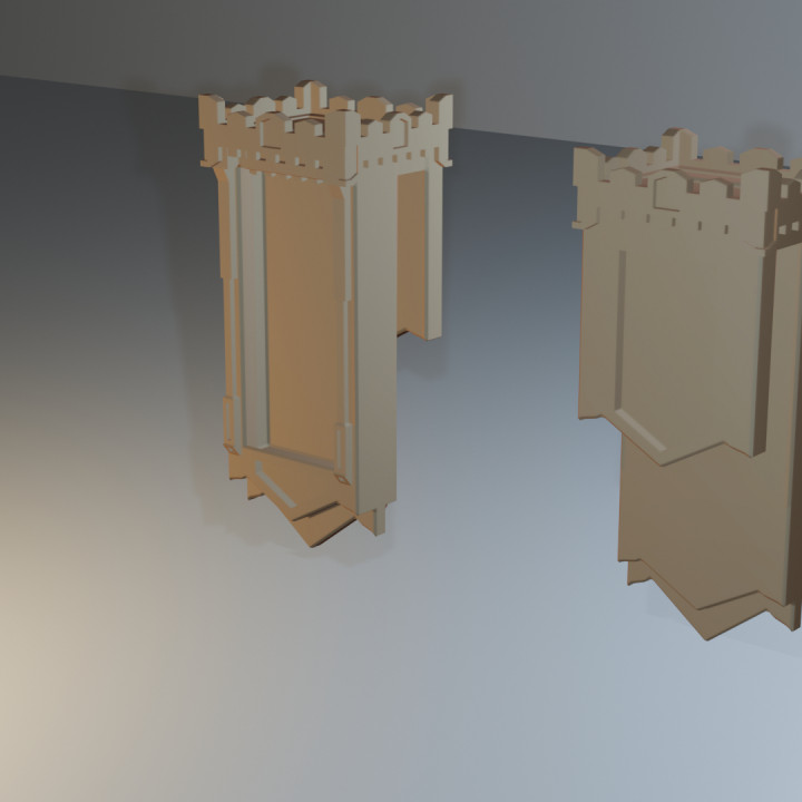 3D Printable Initiative tracker - Castle (With paper insert) by Job Op ...