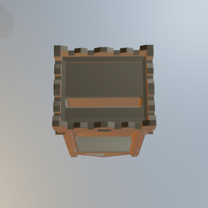 3D Printable Initiative tracker - Castle (With paper insert) by Job Op ...