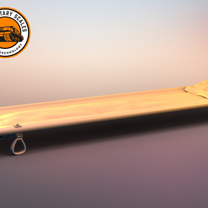 3D Printable Stretcher unfolded by MilitaryScales