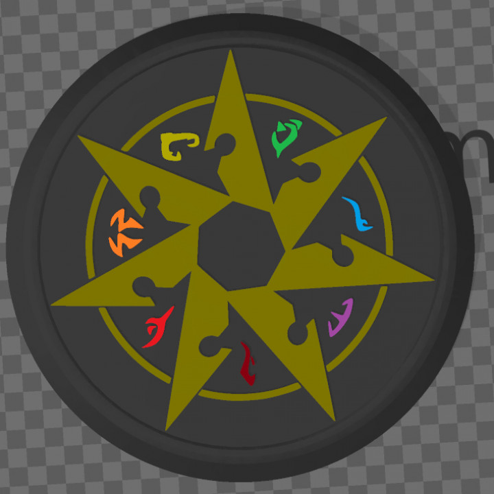 3D Printable Sihedron Mini base 25mm by The Bristly Boss