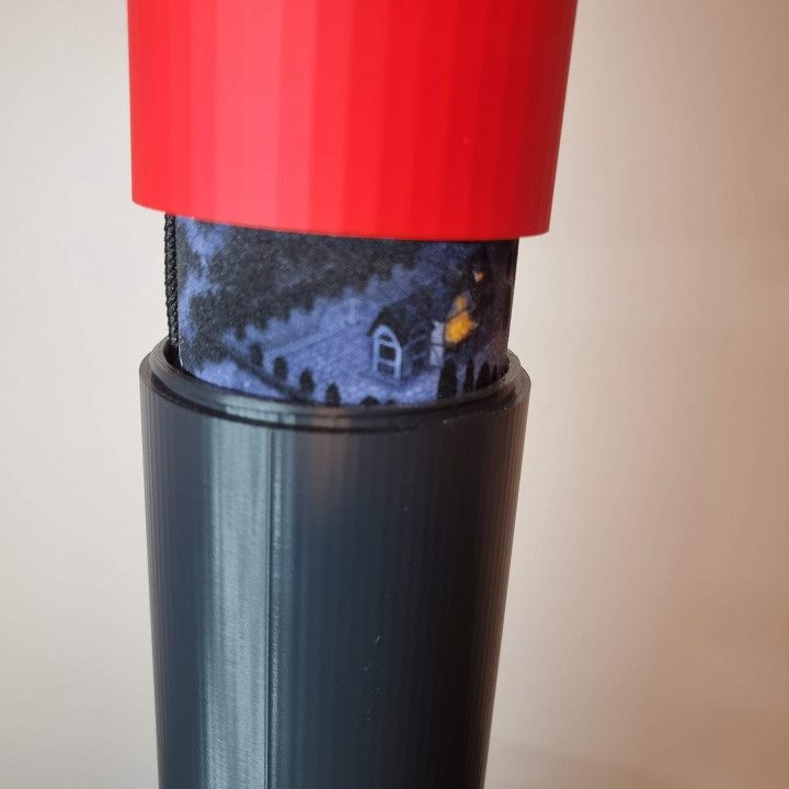 3D Printable AnySize Mat storage by Svend Feldt