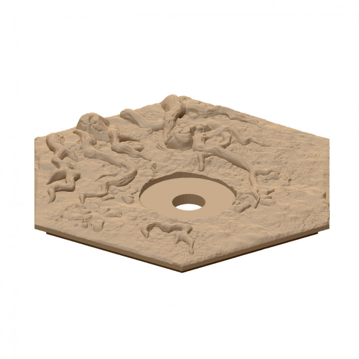 3D Printable Hexhog Tabletops: Woeful Woods by Hexhog Tabletops