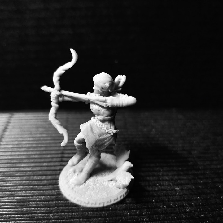 3D Printable Female Wood Elf by Print-TEC