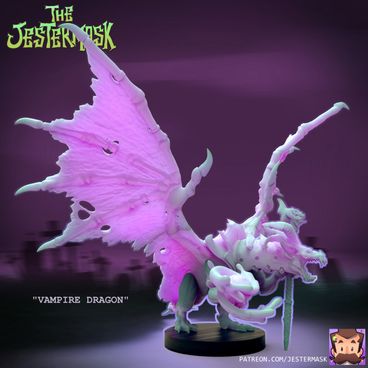 3D Printable The Vampire Dragon Drakeula by Nicolas Hughes