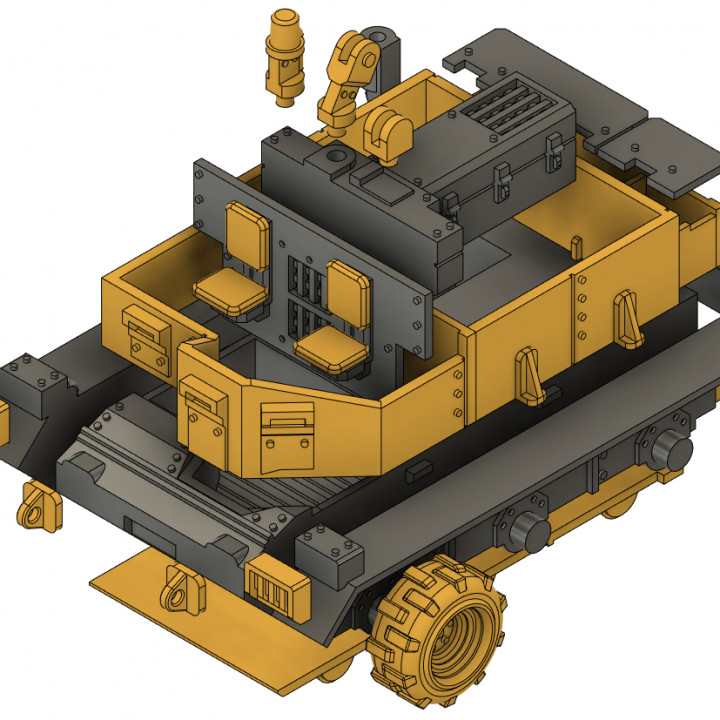 3D Printable Galactic Carrier: 3D Printable for 28mm Wargames by ...