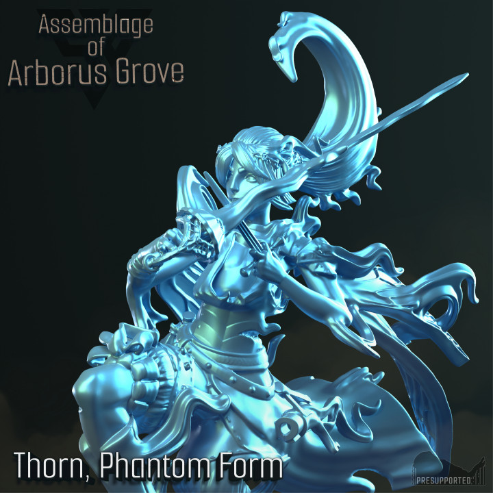 3D Printable Thorn, Phantom Form by Shadowcast Form