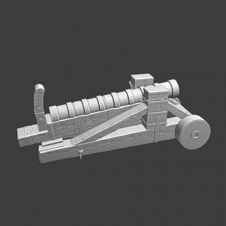 3D Printable Small castle cannon - Wargaming props by Northern Crusades ...