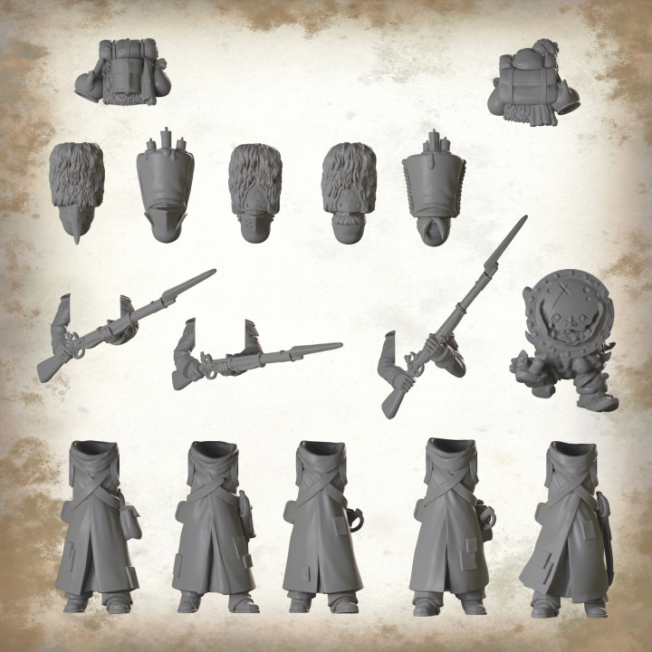 3D Printable Turnip28: The Grogs by Turnip28