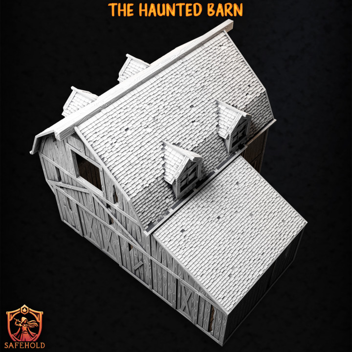 3D Printable The Haunted Barn by Safehold