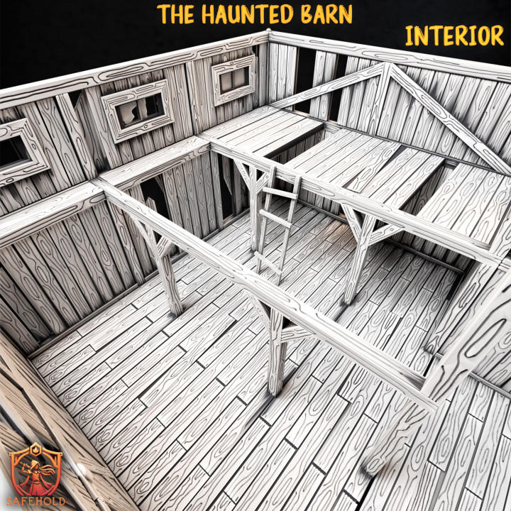 3D Printable The Haunted Barn by Safehold