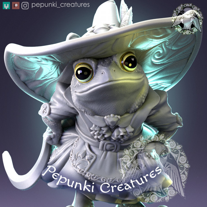 3D Printable Toad Witch by Pepunki Creatures