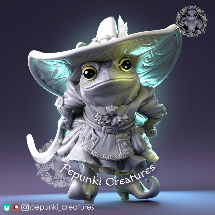 3D Printable Toad Witch by Pepunki Creatures