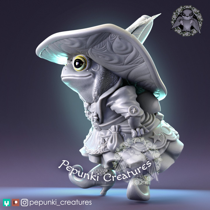 3D Printable Toad Witch by Pepunki Creatures