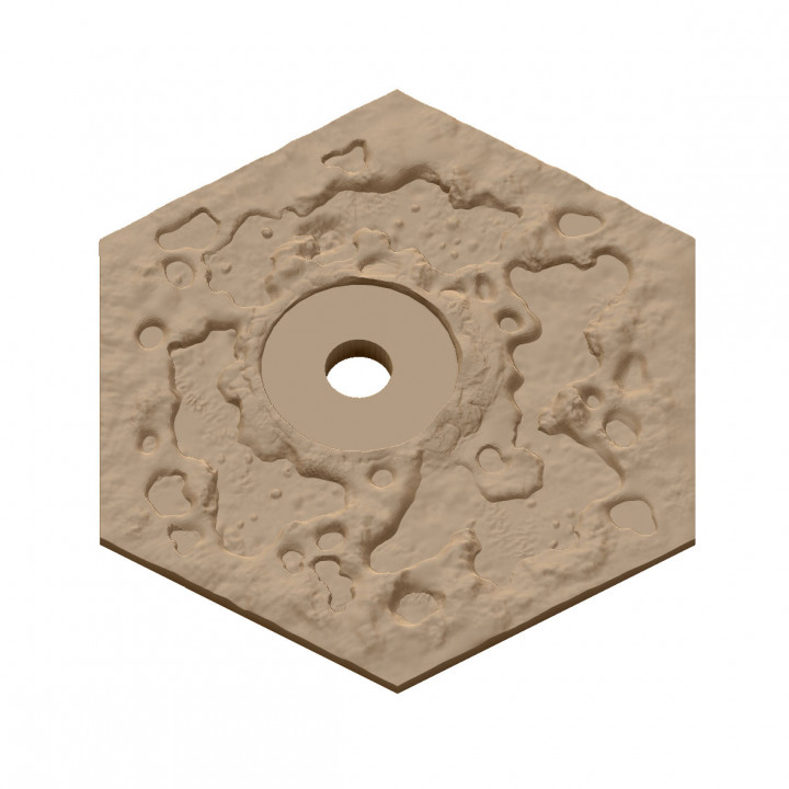 3D Printable Hexhog Tabletops: Brackish Bogs by Hexhog Tabletops
