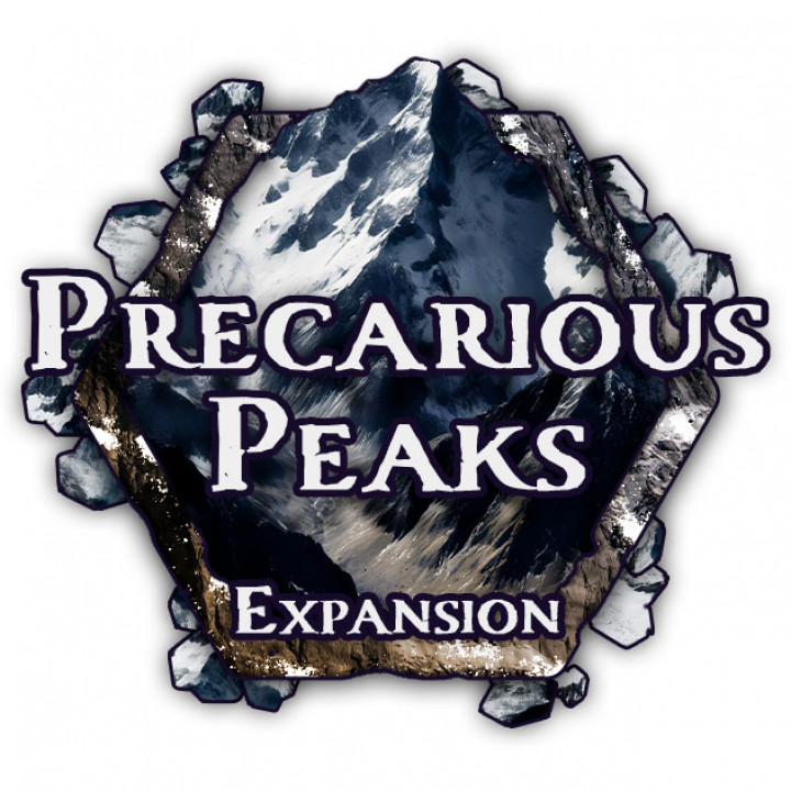 3D Printable Hexhog Tabletops: Precarious Peaks by Hexhog Tabletops