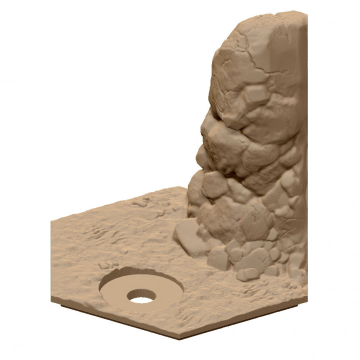 3D Printable Hexhog Tabletops: Precarious Peaks by Hexhog Tabletops