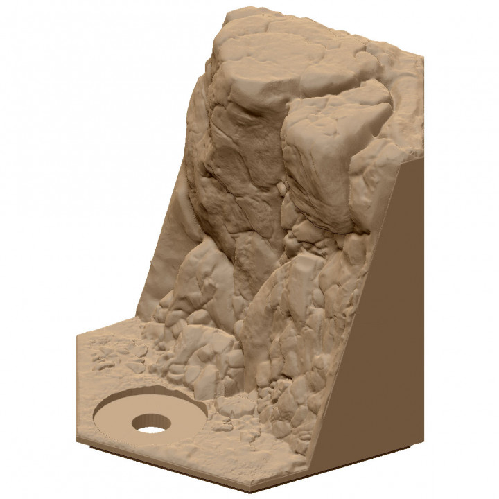 3D Printable Hexhog Tabletops: Precarious Peaks by Hexhog Tabletops