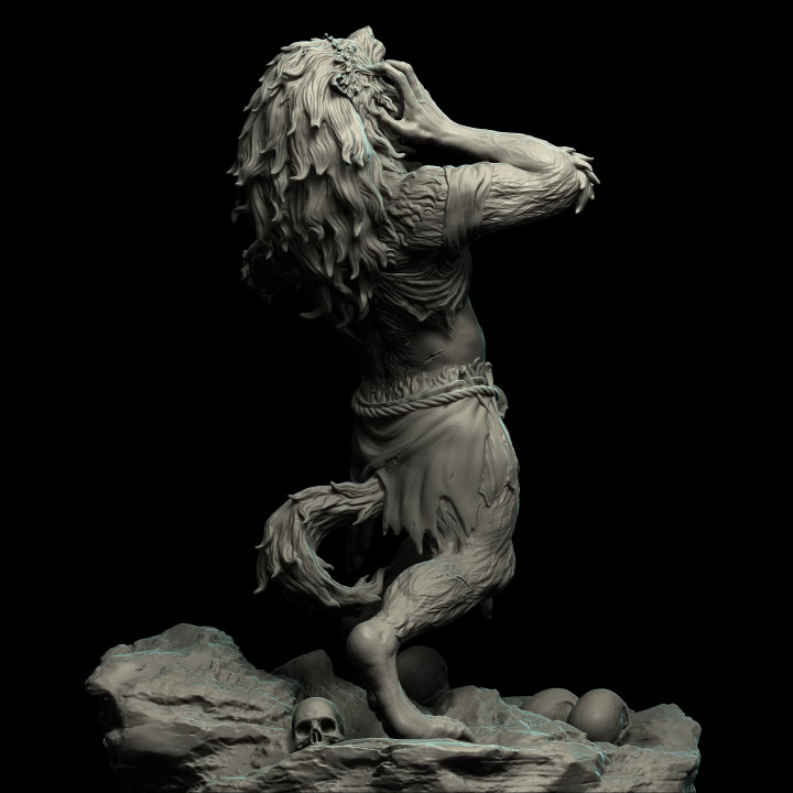 3D Printable Werewolf by NS Miniatures