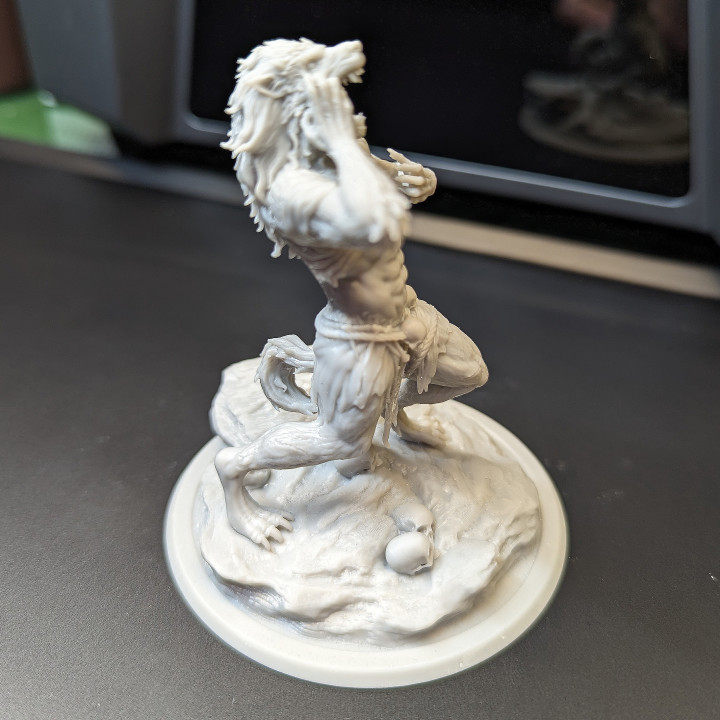 3D Printable Werewolf by NS Miniatures