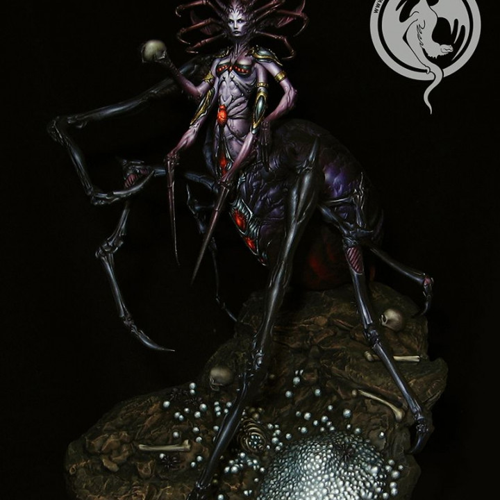 3D Printable Ithur- Spider Queen by Karol