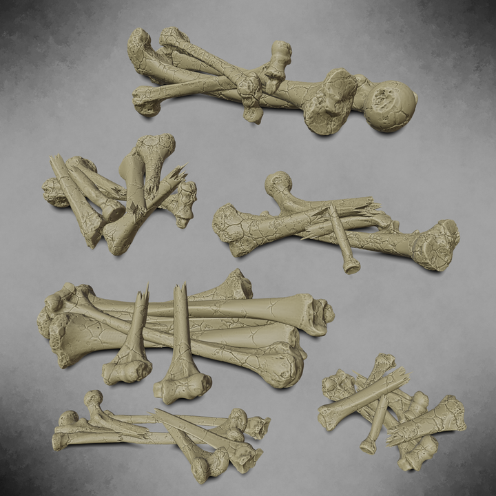 3D Printable Giant skeleton by Terrain4Print