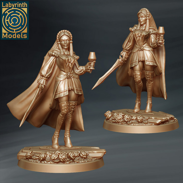 3D Printable Vampires Set 2 - 32mm scale by Labyrinth Models