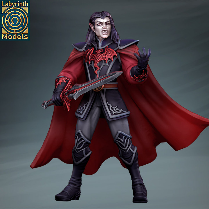 3D Printable Vampires Set 2 - 32mm scale by Labyrinth Models