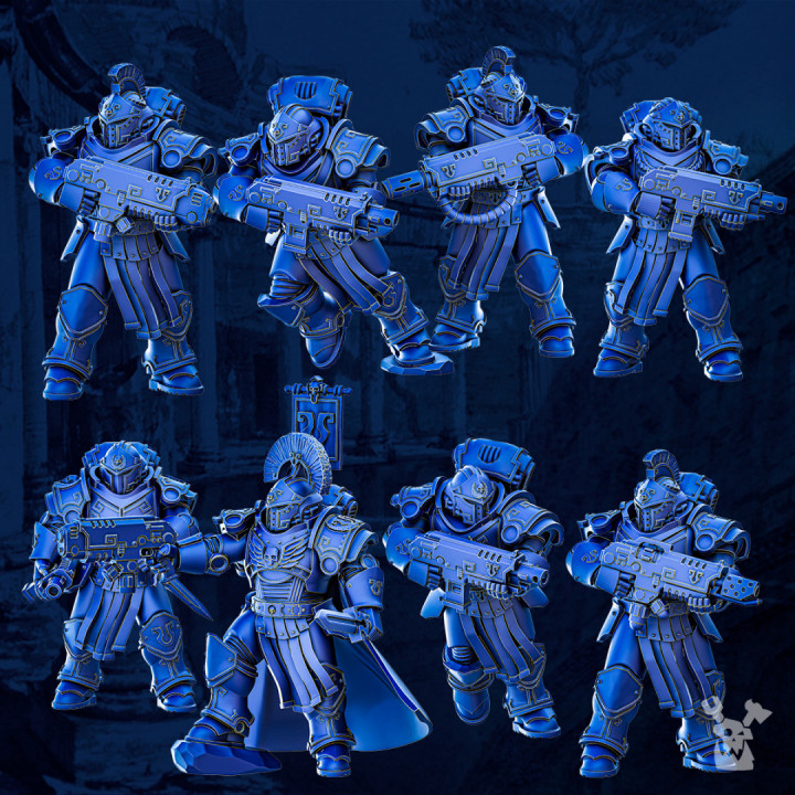 3D Printable Legio Prima Victrix (COMPLETE EDITION) by dakkadakka.store