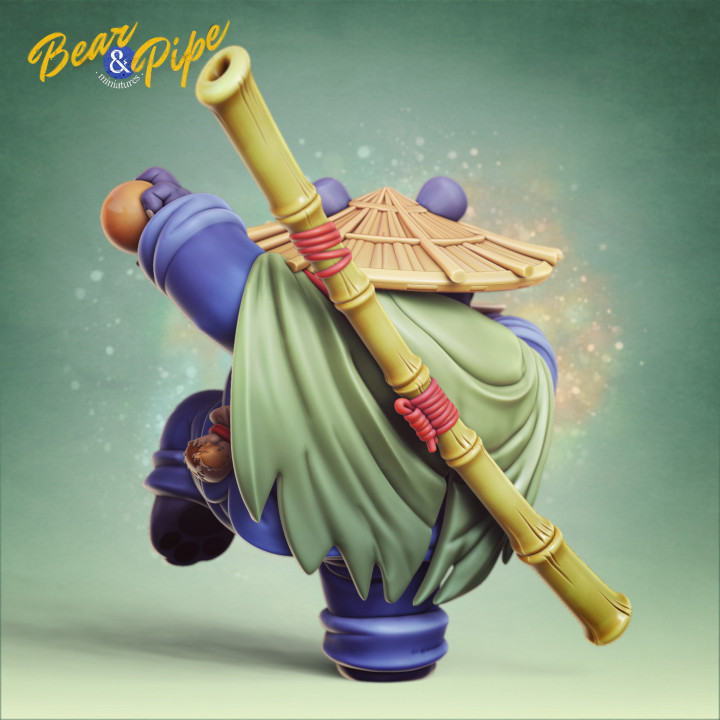 3D Printable Rong Qiang School - QiangHuan the Drunken Bear pre ...