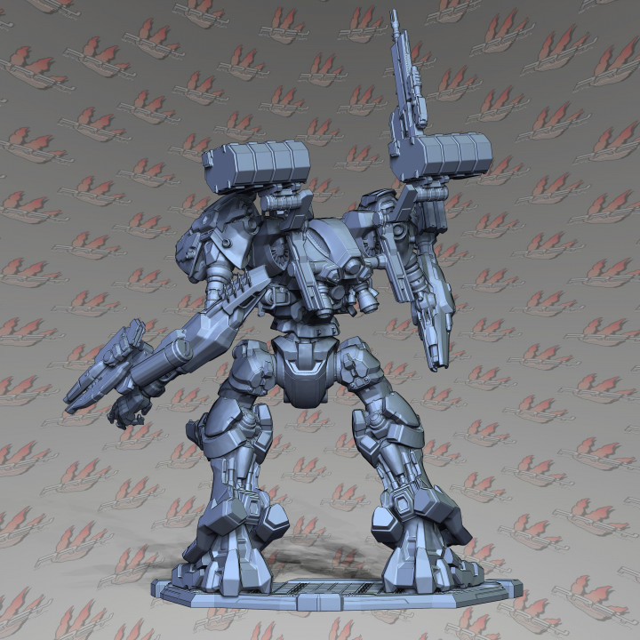 3D Printable BATTLE MECH by Alex