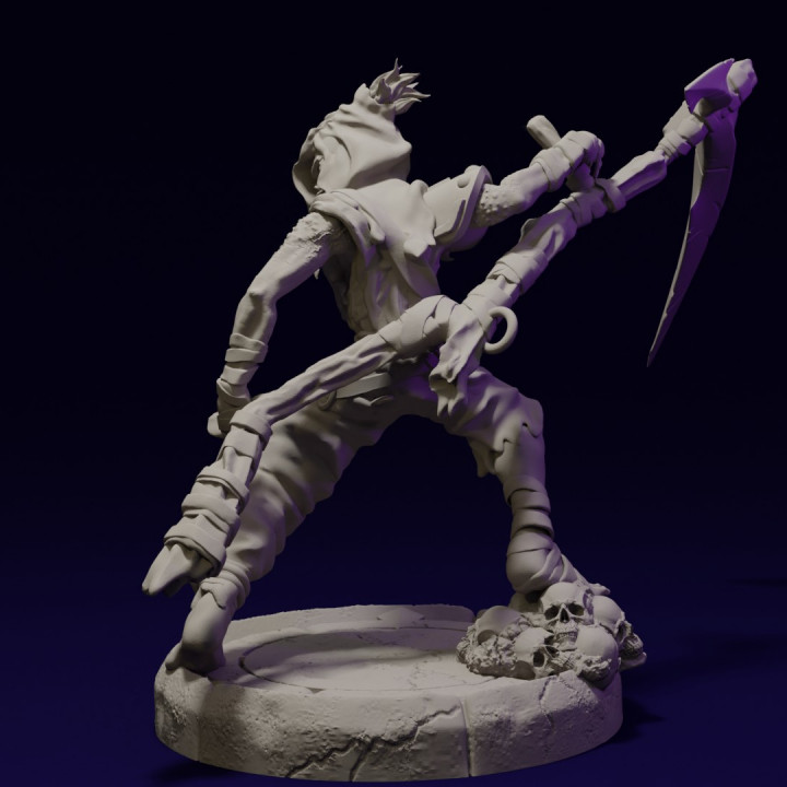 3D Printable Necromancer "The Death" by Adamo
