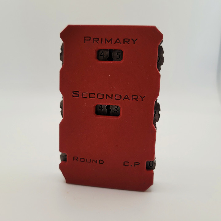 3D Printable Tracker / Tracker Game Score 01 by WarZone Miniature