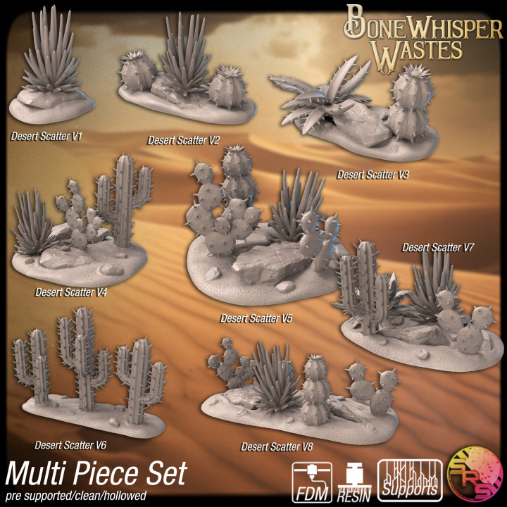 3D Printable Desert Terrain Set by Sync Ratio Systems
