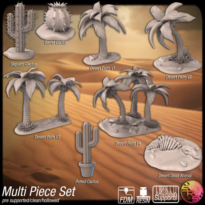 3D Printable Desert Terrain Set by Sync Ratio Systems