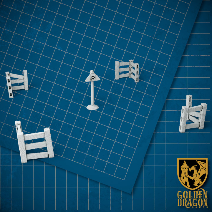 3D Printable Marcher Engineer's Blueprints by Golden Dragon Games