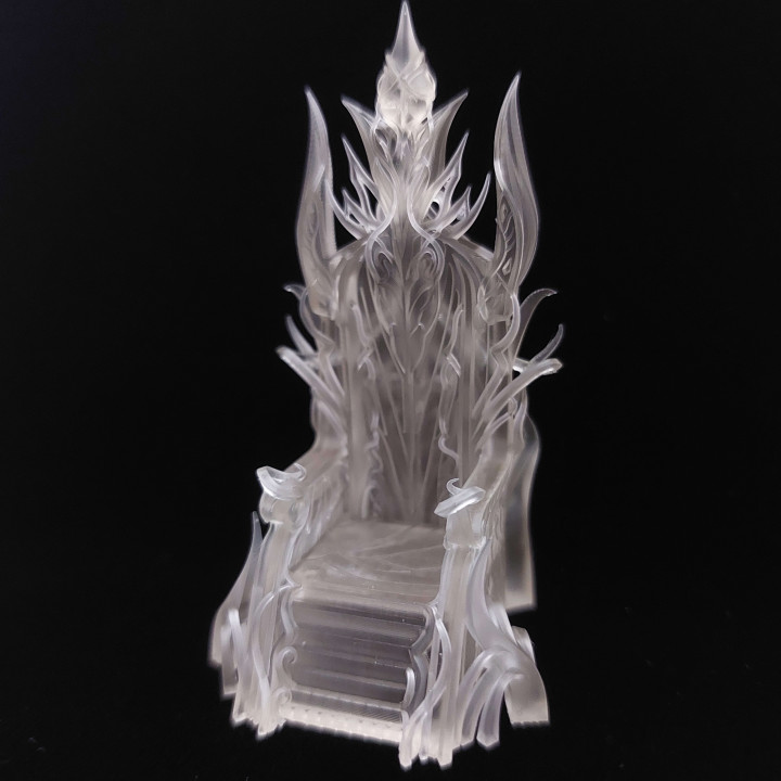 3D Printable The Baron | Elf Noble Seated on Throne | 2 Seperate Models ...