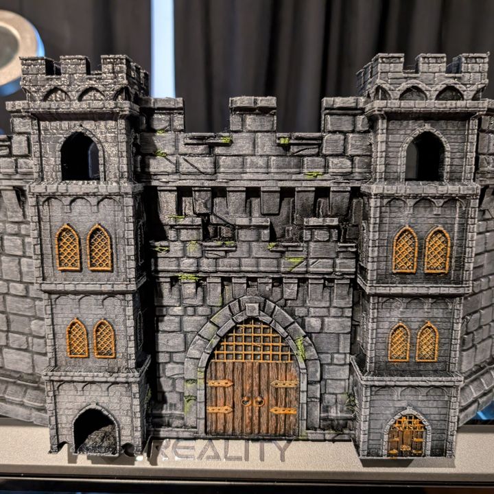 3D Print of Master's Citadel GM Screen - Panel set + accessories! by ...