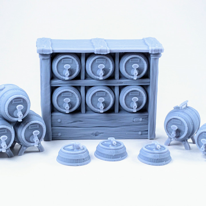3D Printable Tavern Set by Custom Miniature Maker