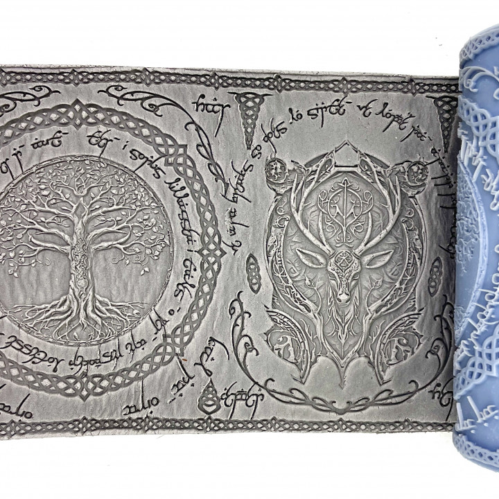 3D Printable Print 'N' Roll: Elven Enclave (Texture Roller and Terrain ...