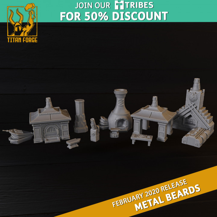 3D Printable Titan Forge Miniatures - 2020 - February - Metal Beards by ...